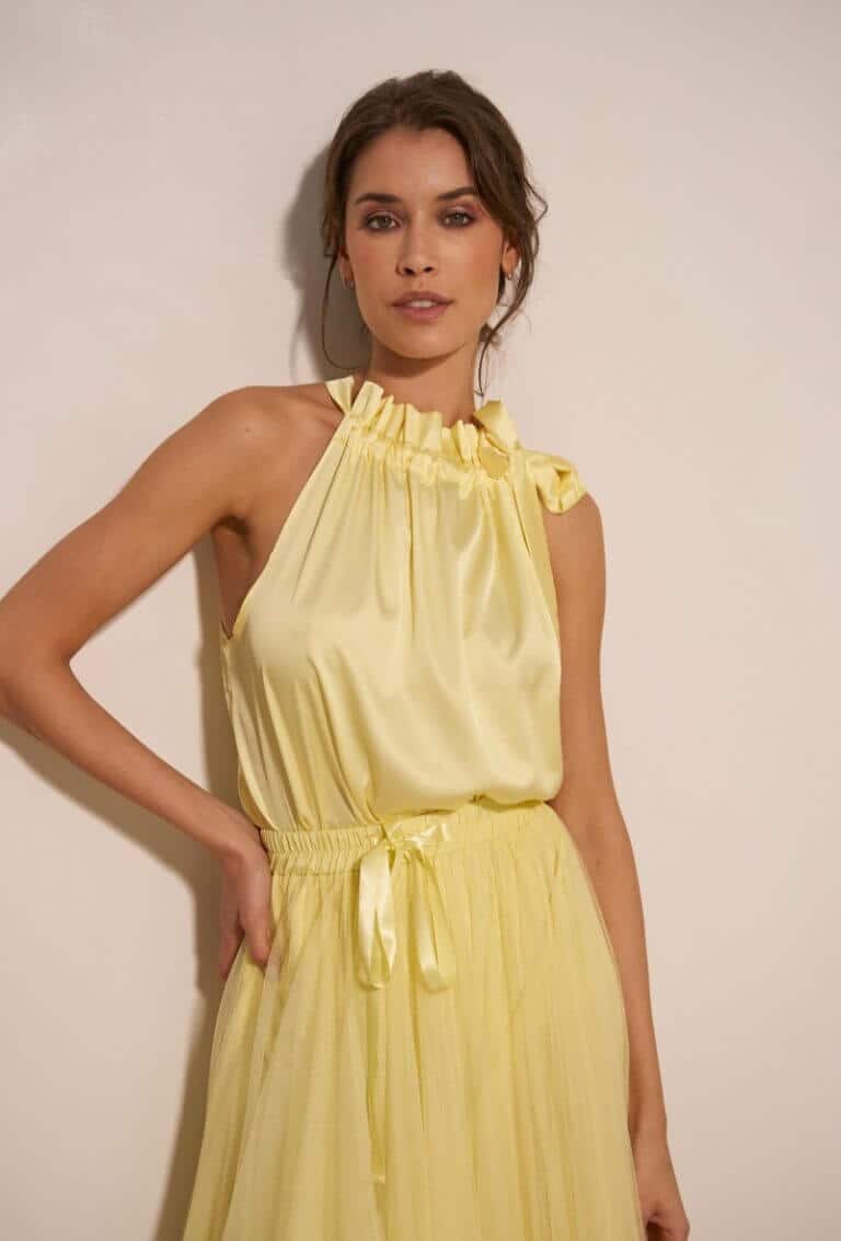 New Elegant Satin top - Choklate Paris | Boutique Zlatushka